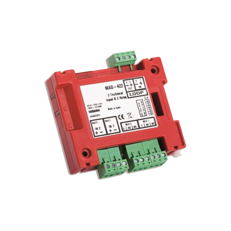 Addressable monitor and control module with built-in isolator of 2 ...